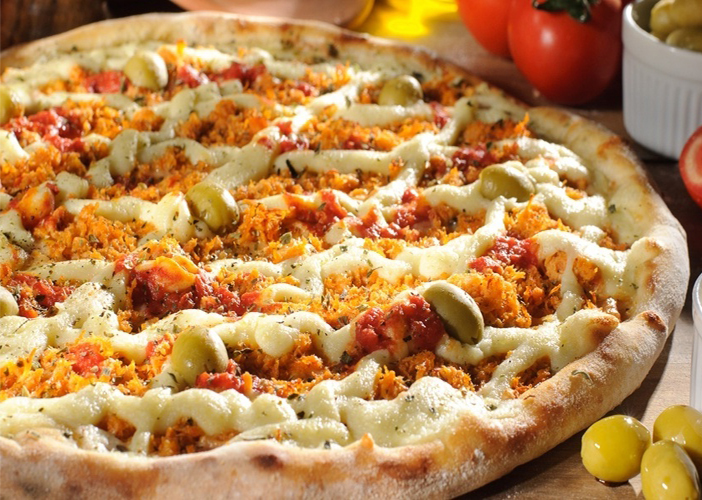 PIZZA BROTINHO DE FRANGO COM REQUEIJÃO - Idividual - Piatto Congelato